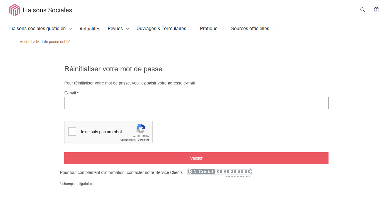 Connexion avec code d’accès et mot de passe – Liaisons Sociales Aide en ...